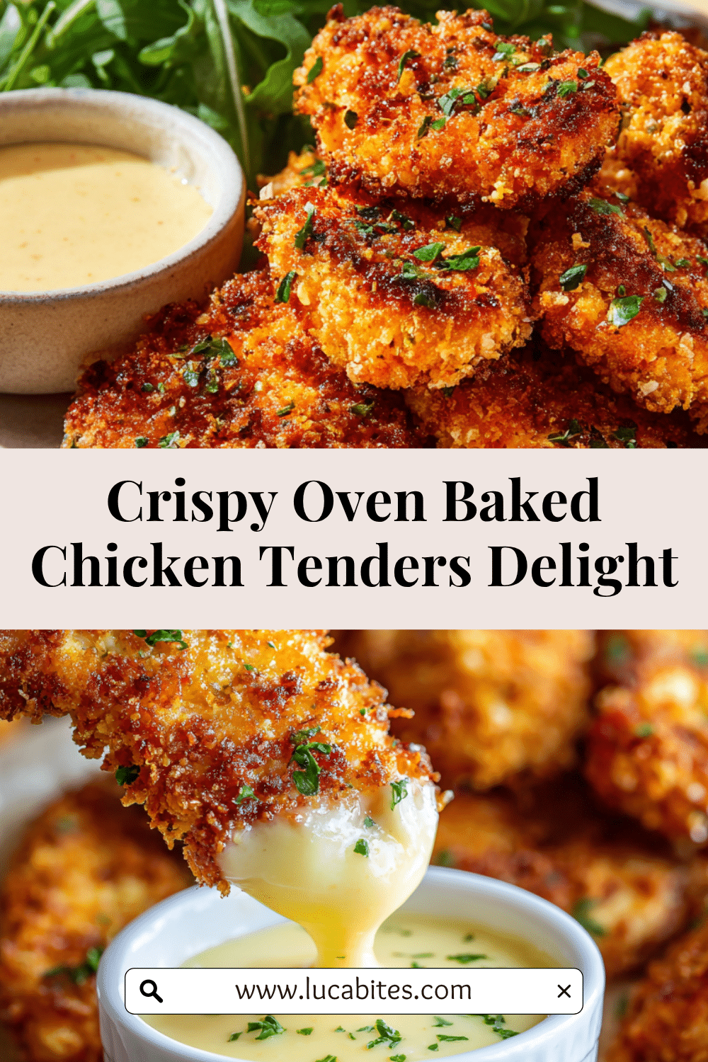 Crispy Oven Baked Chicken Tenders - Juicy & Flavorful Recipe