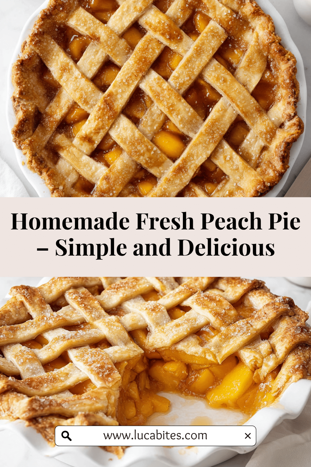 Fresh Peach Pie Recipe: Taste of Summer Delight