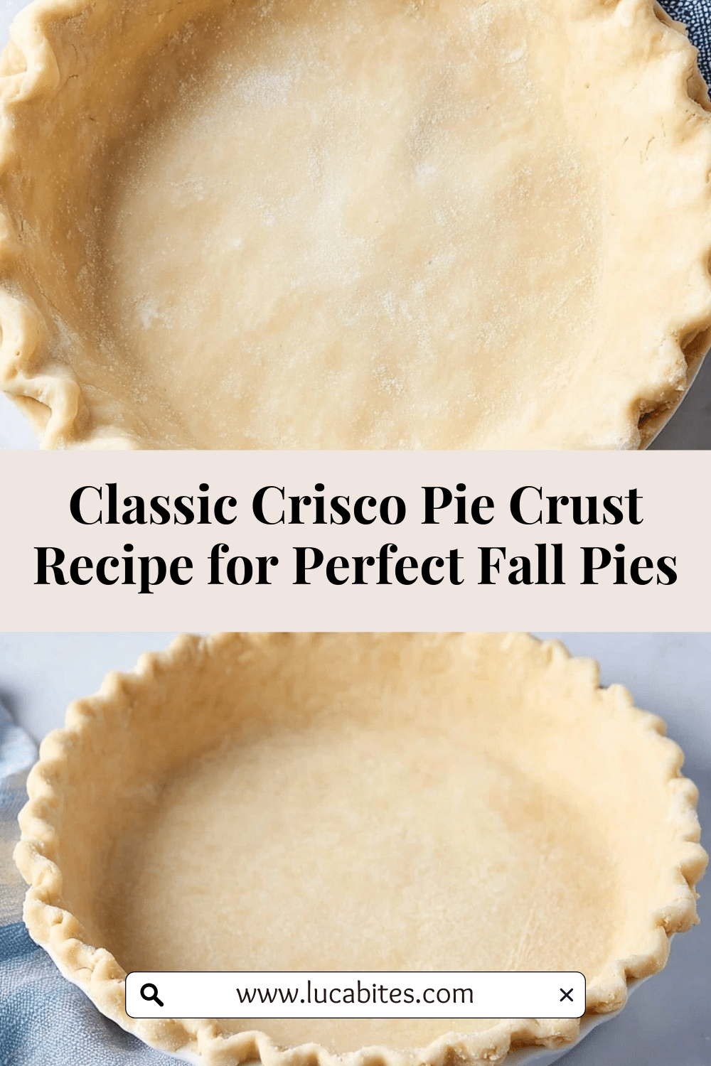 Classic Crisco Pie Crust: Irresistibly Flaky & Tender Every Time