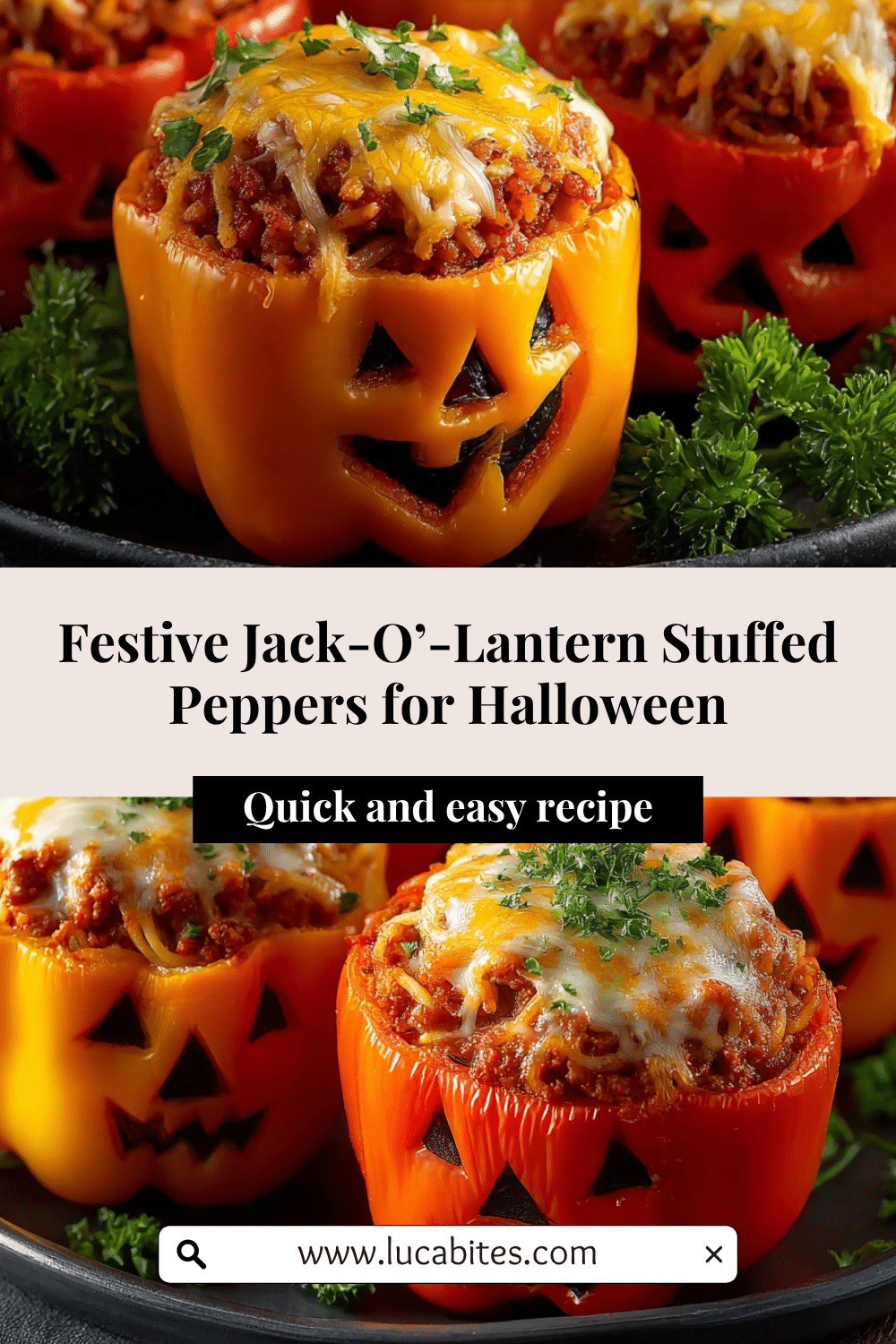 Jack-O’-Lantern Stuffed Peppers: Festive & Flavorful Halloween Treat
