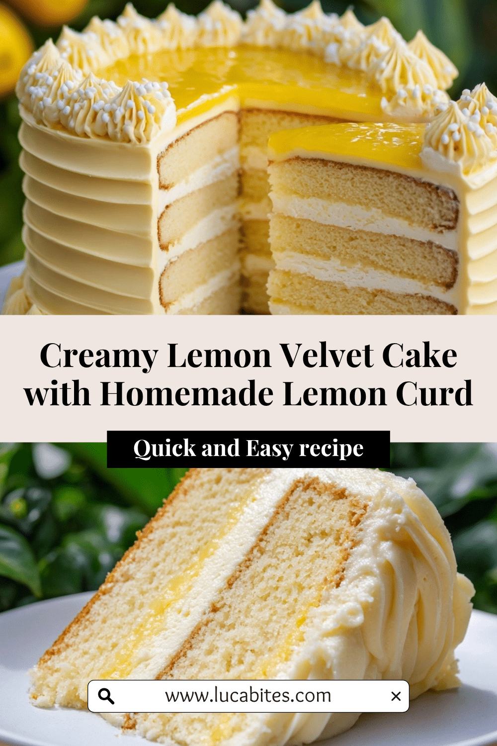Lemon Velvet Cake: Bright, Creamy & Irresistibly Moist Dessert