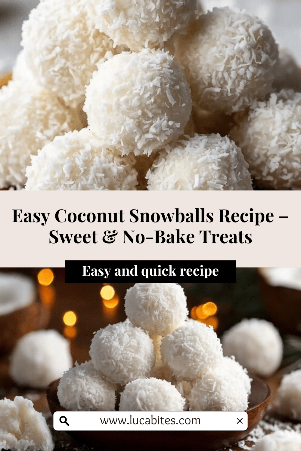 Coconut Snowballs: Irresistible No-Bake Coconut Treats